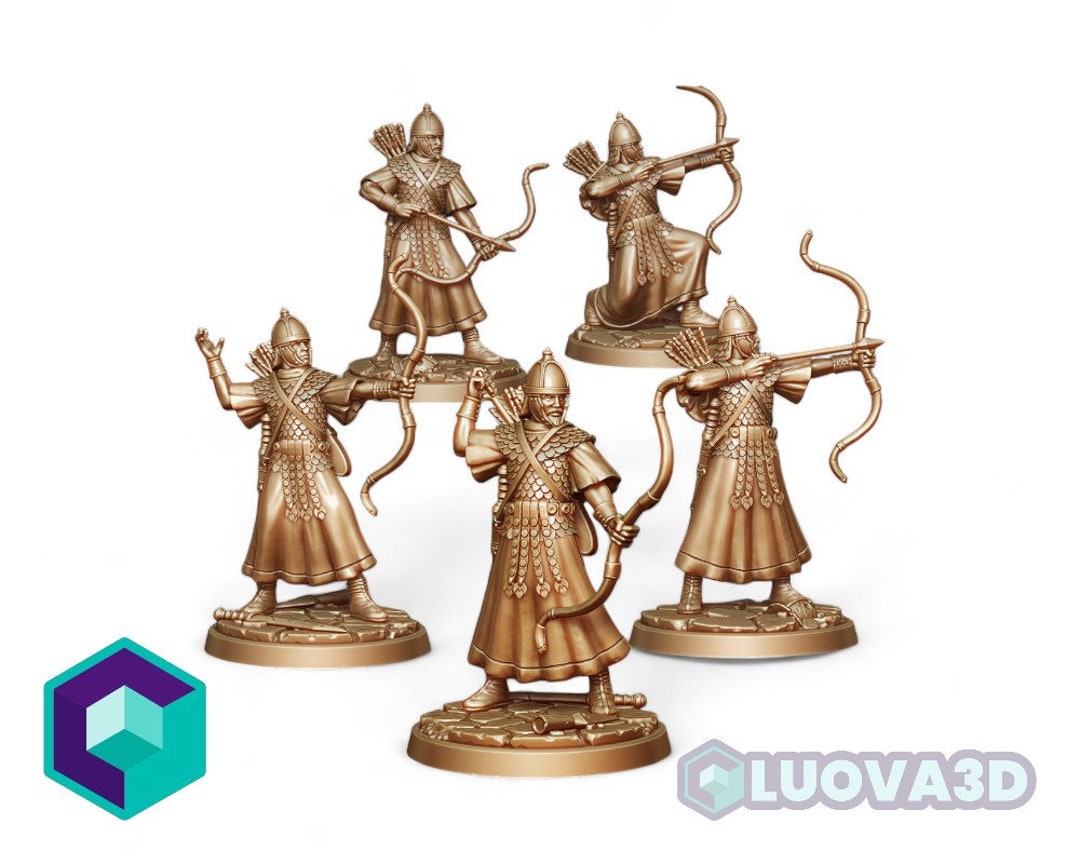 Roman Archers Resin Printed Miniature for RPG & Tabletop Games ...