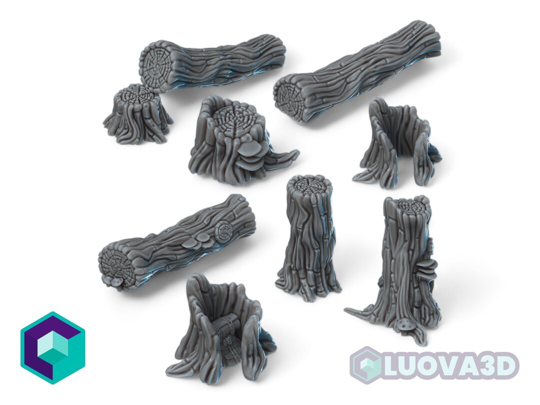 Tree Stumps - Detailed Tabletop Scenery by Vae Victis for Rpgs ...