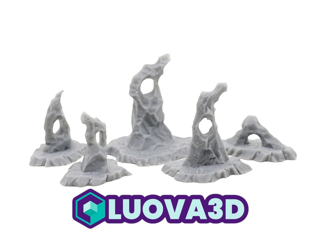 Printyourmonsters Scenery - Sharp Glacier | Scenery, Terrain, Scatter ...