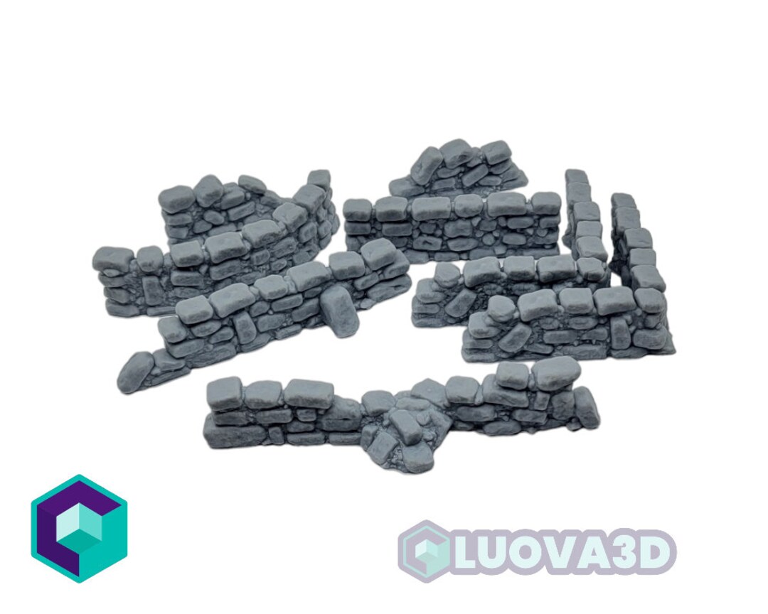 Stonewall Set - Detailed Tabletop Scenery by Vae Victis for Rpgs ...