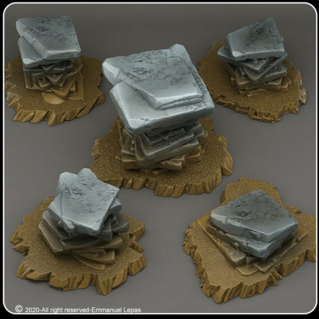 Printyourmonsters Scenery - Mystic Rock Stacking | Scenery, Terrain ...