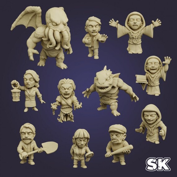 Mythos Investigators & Villains | Etsy