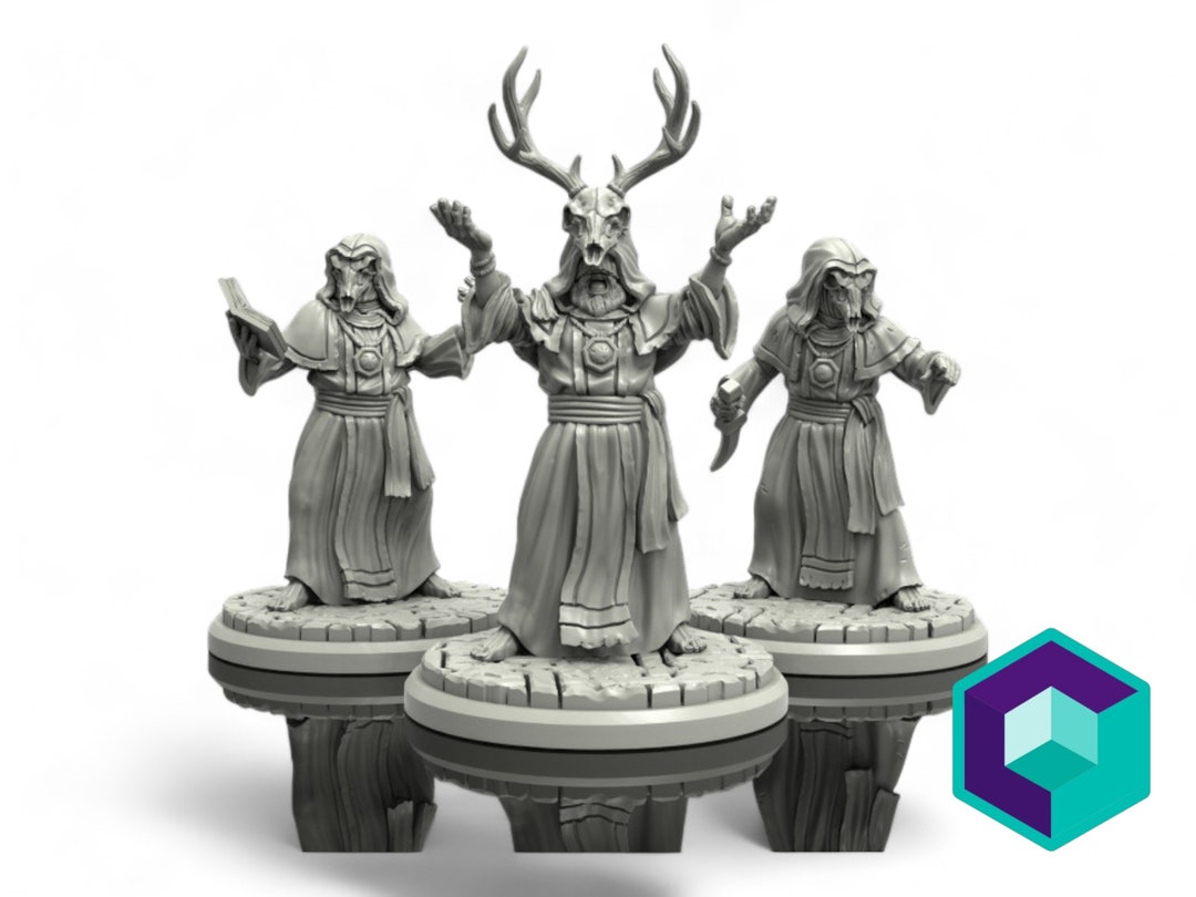 Druidic Cultists (3) | Miniatures for Lovecraft Mythos | Cthulhu ...