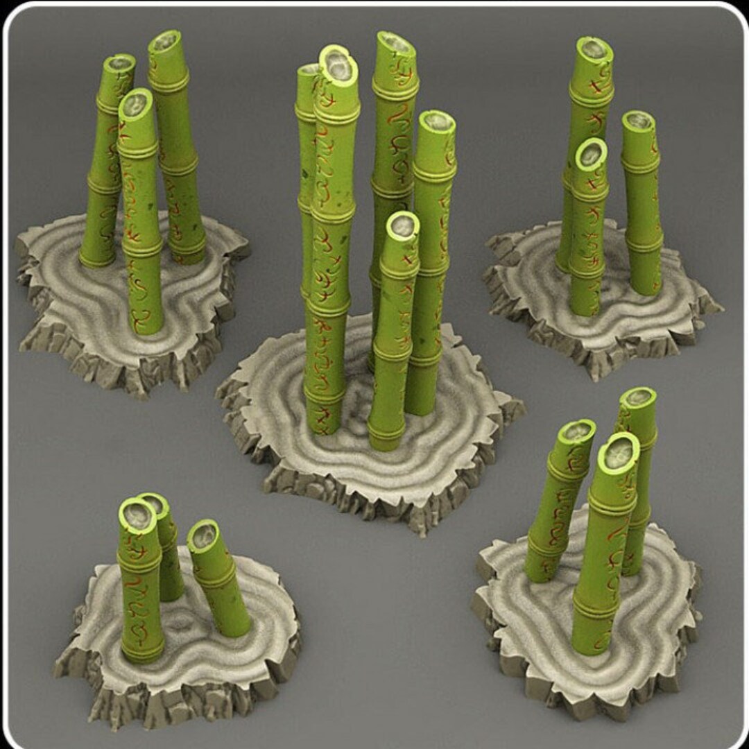 Printyourmonsters Scenery - Magic Bamboo Groves | Scenery, Terrain ...