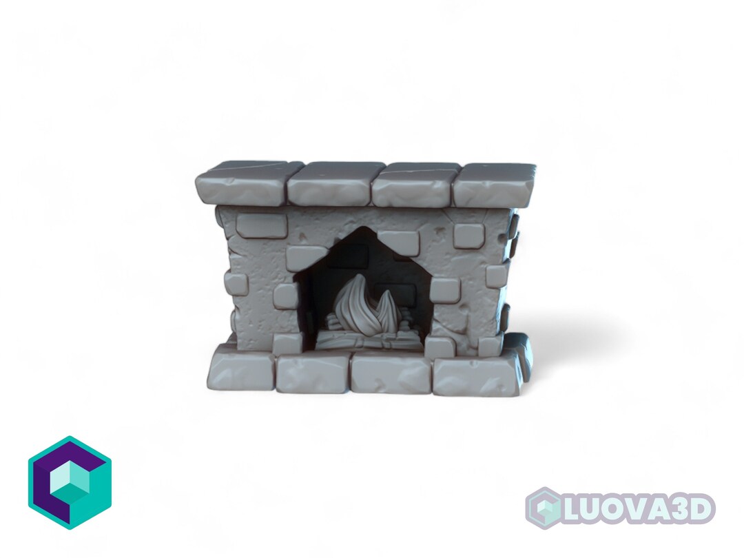 Fireplace Detailed Tabletop Scenery by Vae Victis for Rpgs & Wargaming ...