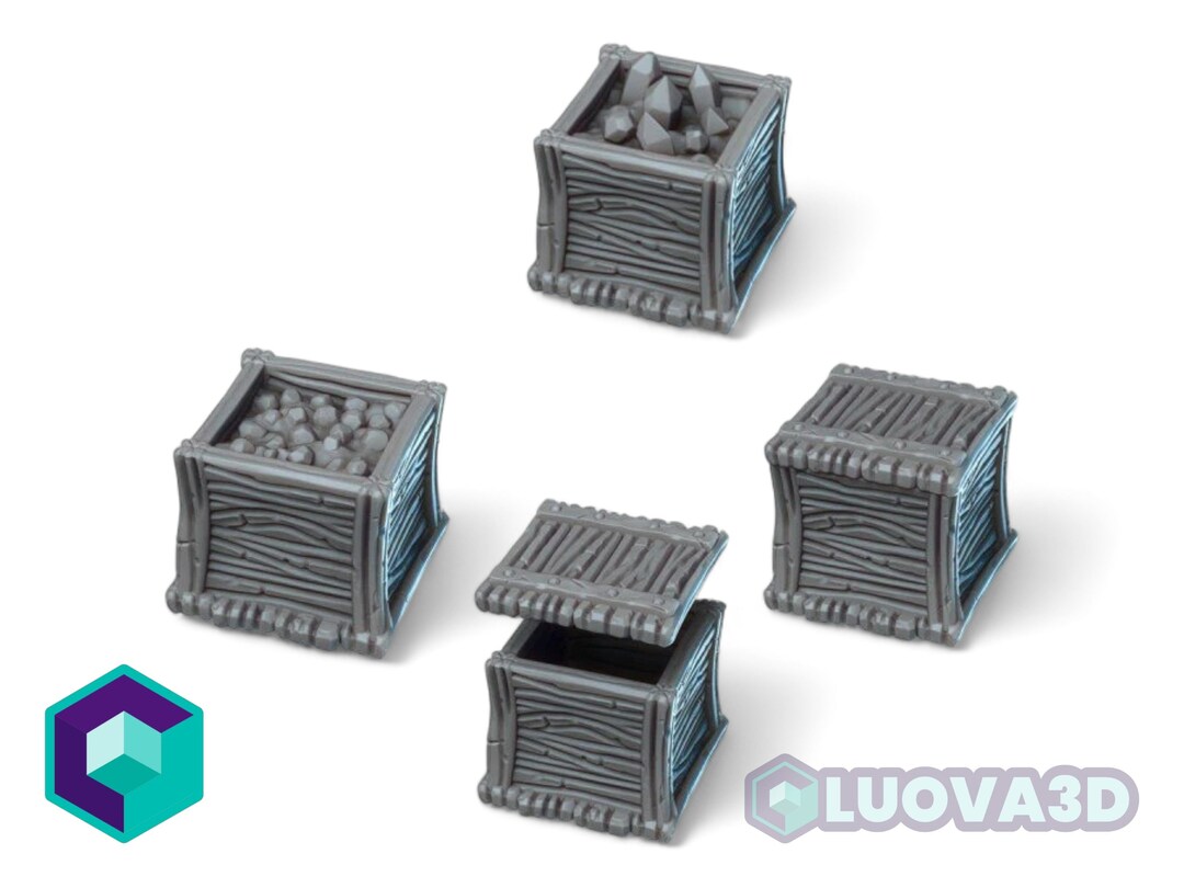 Mining Crates - Detailed Tabletop Scenery by Vae Victis for Rpgs ...