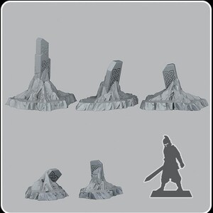 Printyourmonsters Scenery - Dwarven Stones | Scenery, Terrain, Scatter ...