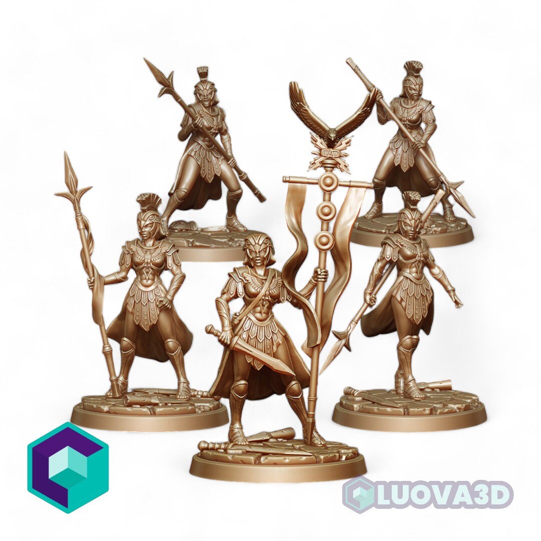 Imperatrix Guard Resin Printed Miniature for RPG & Tabletop Games ...