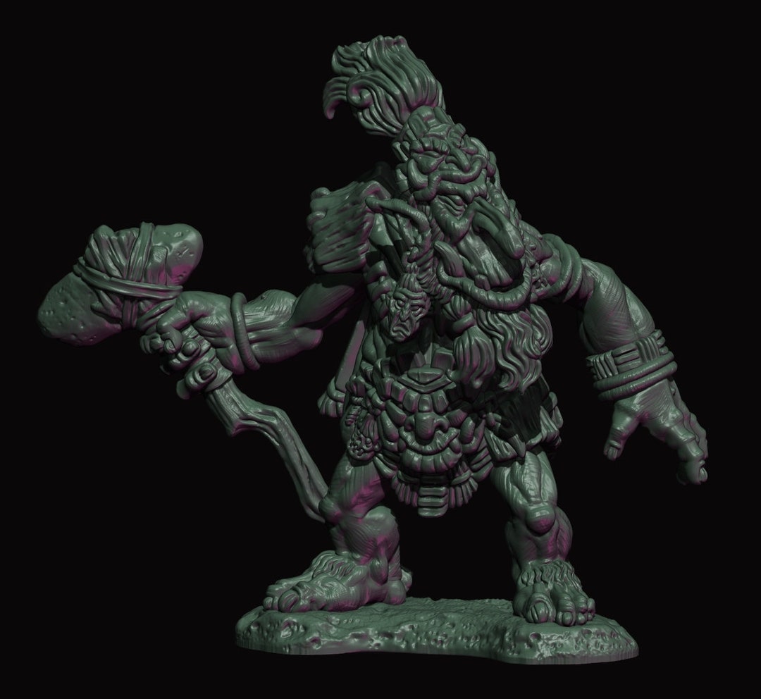Fabelzel Miniatures Troll King Resin Printed Miniatures for Roleplaying ...