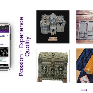 Fantasy Damsels Set - Miniature Collection for Tabletop Games, Designed ...