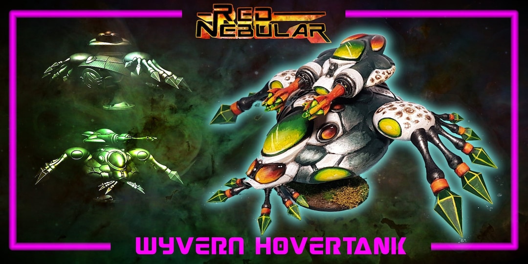 Space Elves Wyvern Hover Tank Retro Space Battles - Etsy