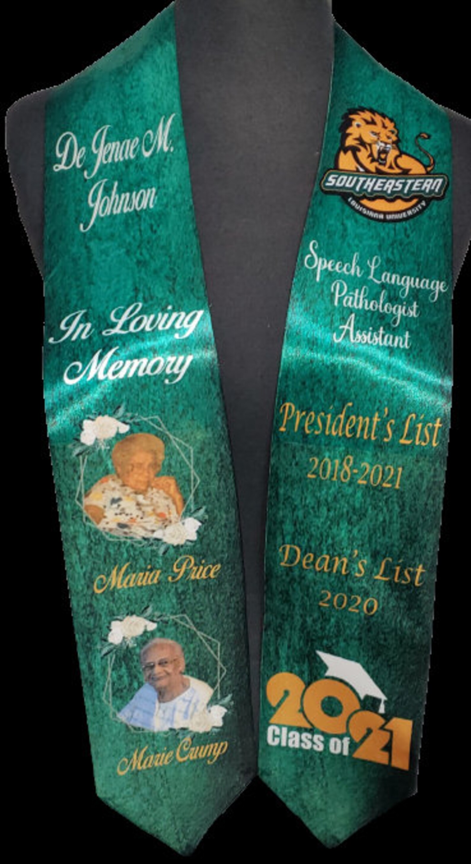 Customized Graduation Stole - Etsy