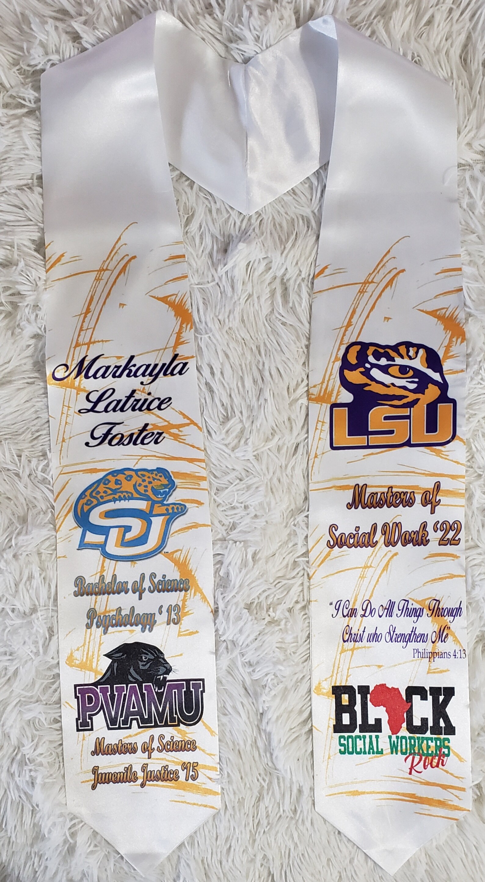 Customized Graduation Stole - Etsy