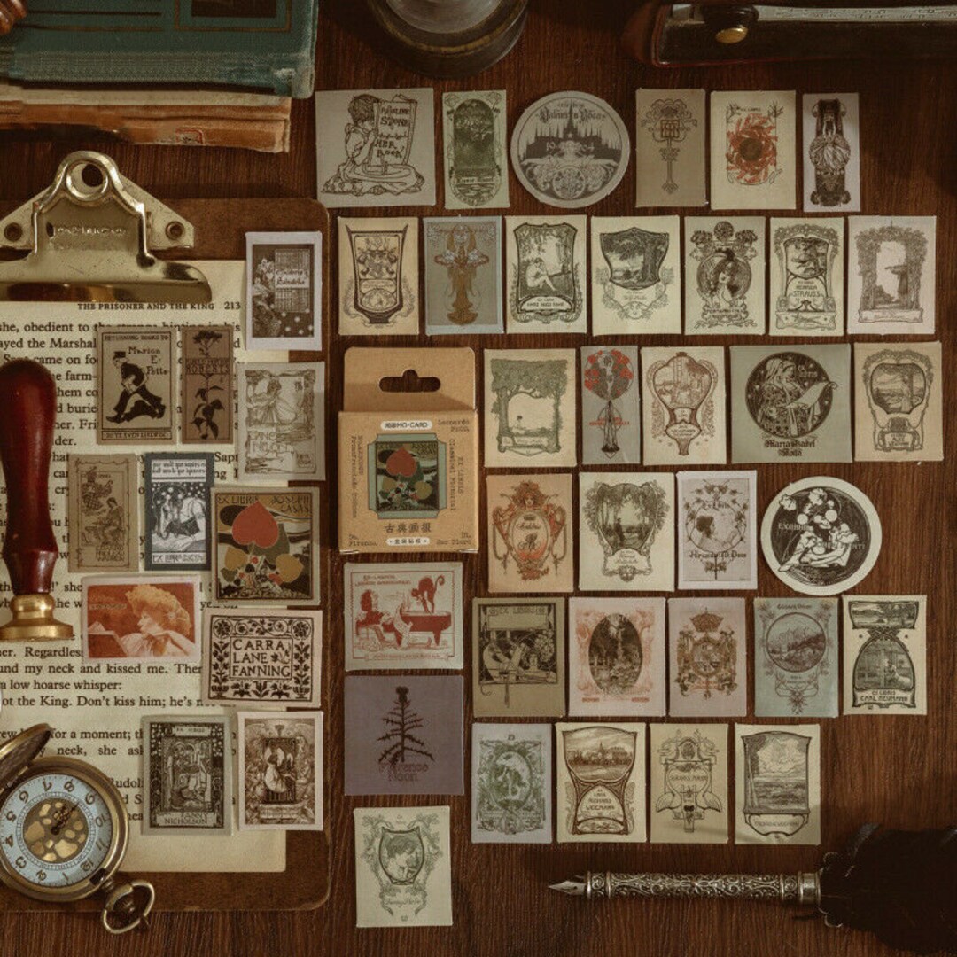 Sticker, Classic Pictorial, 45 Mini Stickers – Stickers, Stationery ...