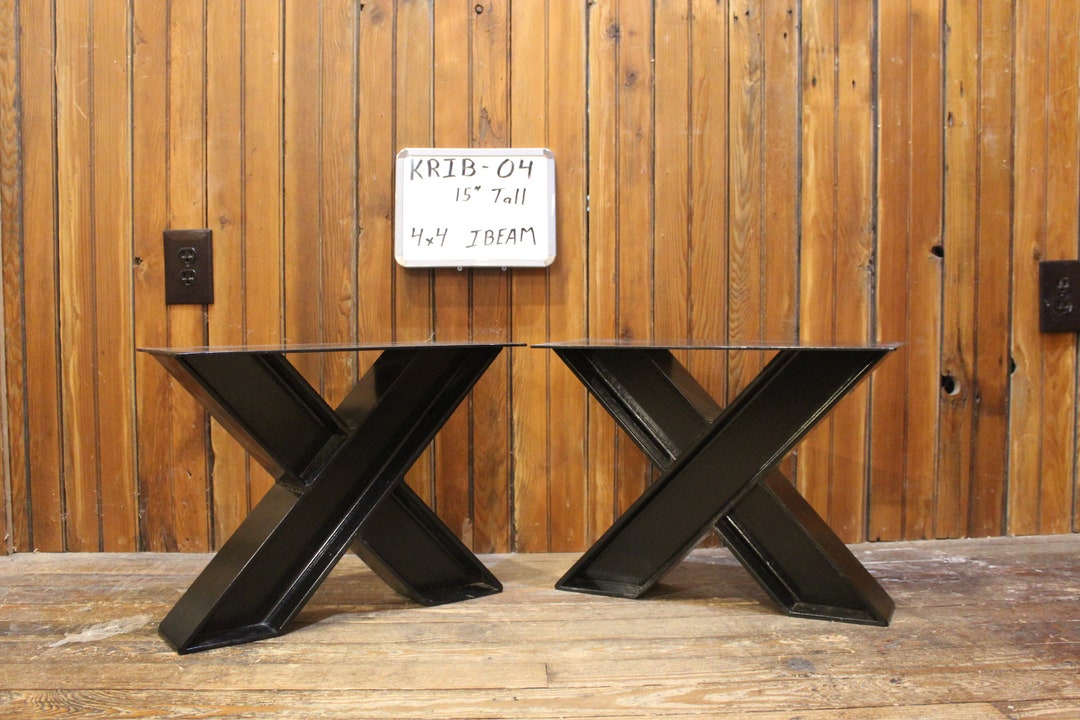 I Beam X Style Table Base/legs - Etsy