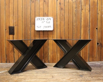 X Style Table Base - Etsy