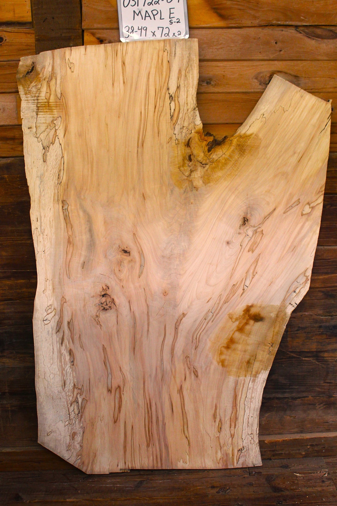 Live Edge, Raw Maple Slab Wood - Etsy