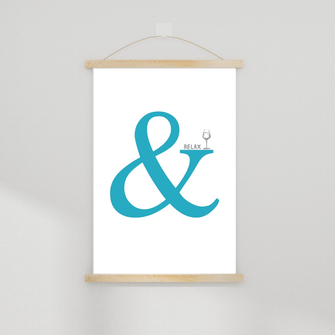 Fun Home Party Print, Relax Typography, A4 Wall Art (digital Print) - Etsy