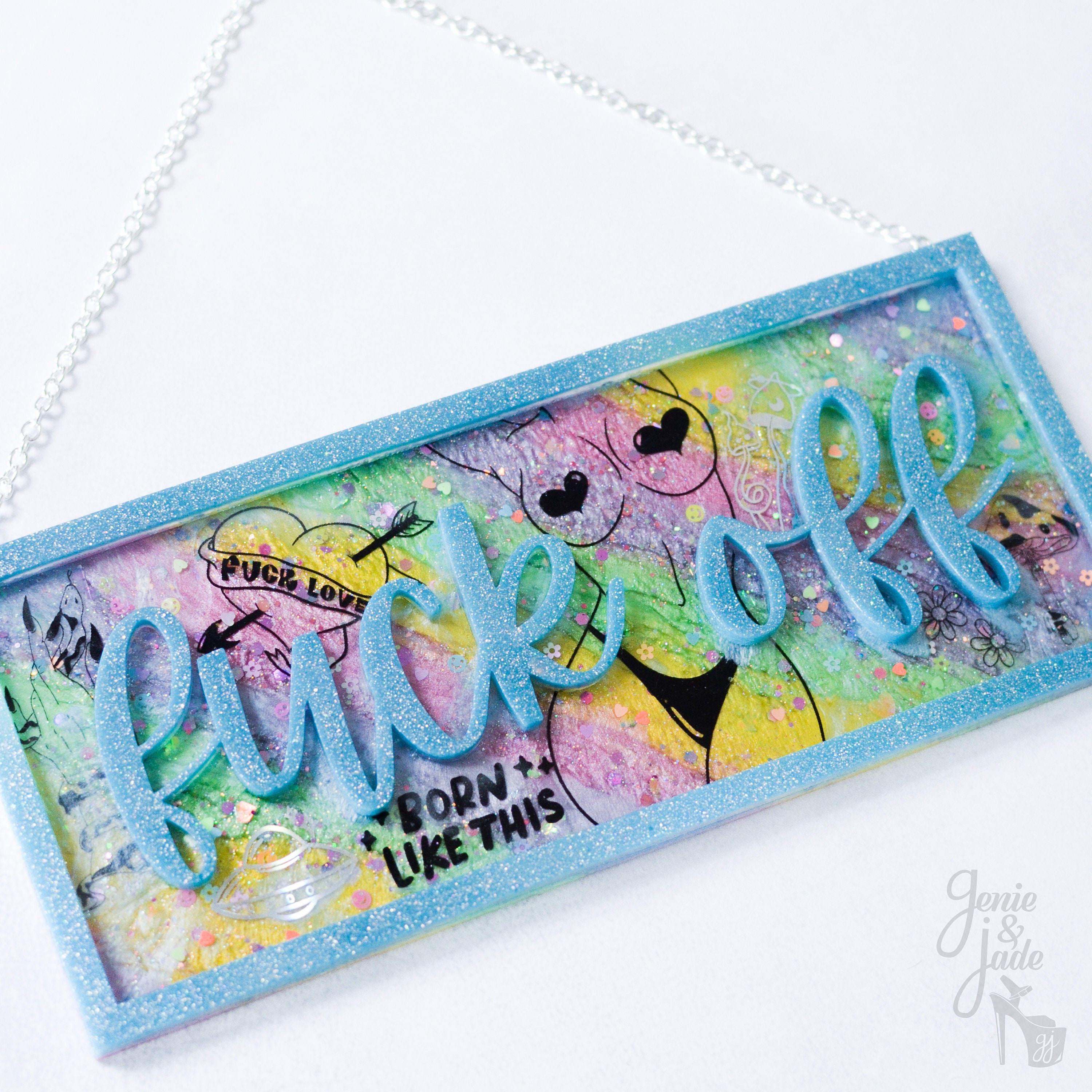 Born This Way: F-OFF Sign Wall Hanging / Queer Pride Wall - Etsy