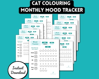Cat Mood Tracker - Etsy