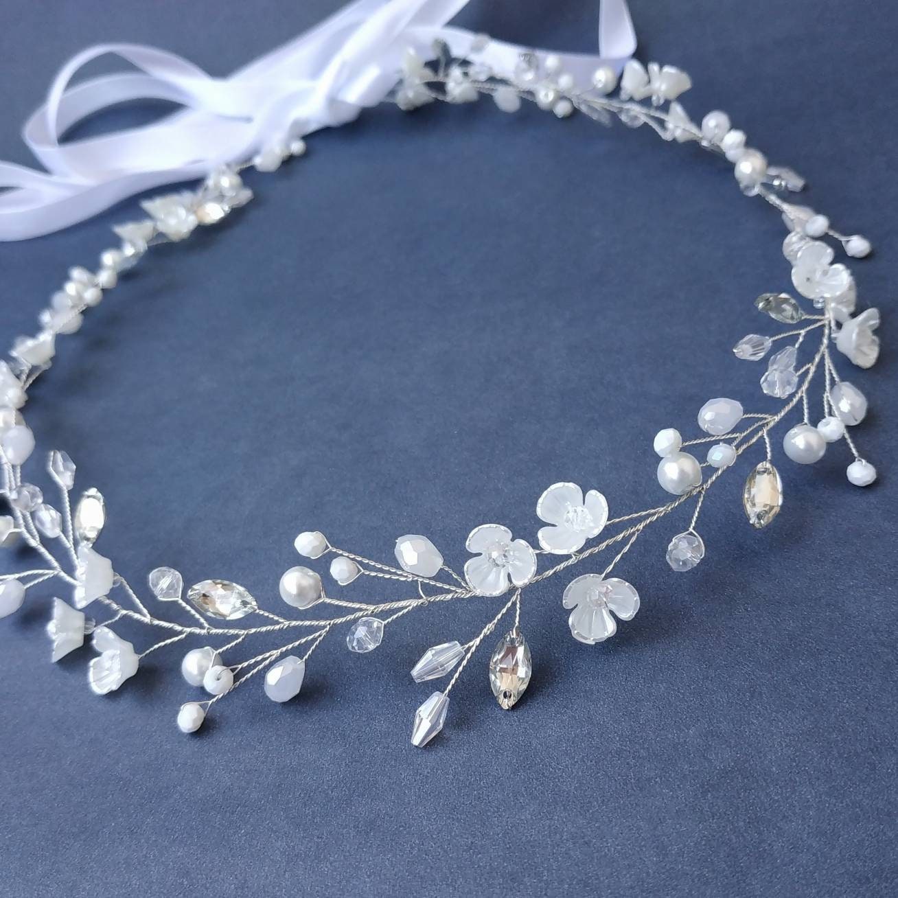 First Communion Headband. - Etsy
