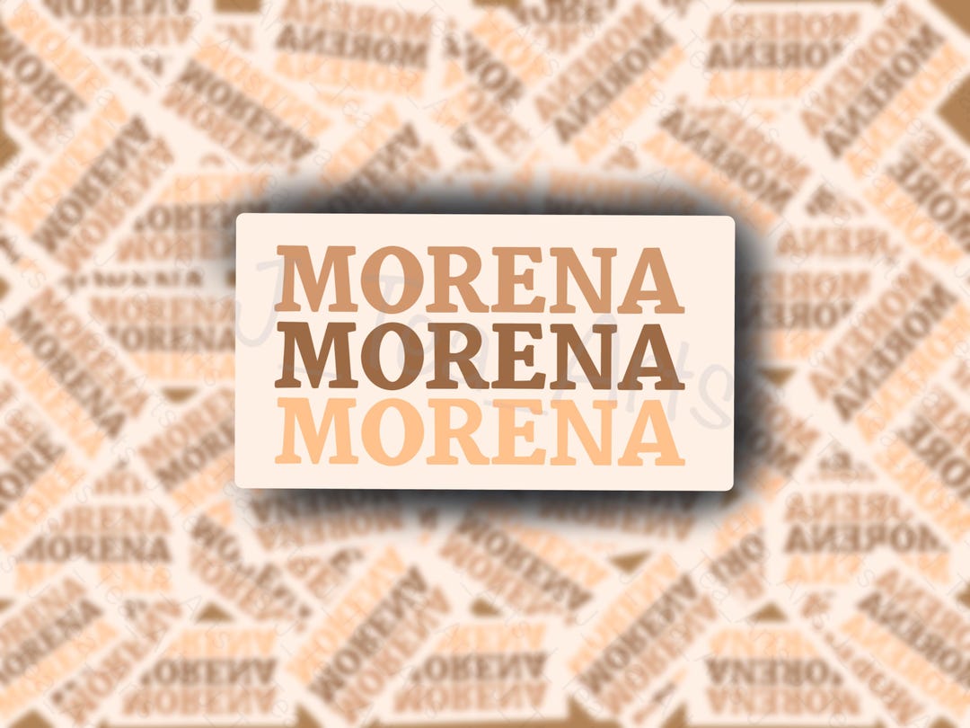 Morena | Die Cut Vinyl Sticker - Etsy