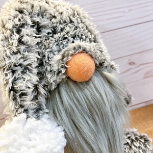 Super Soft Fluffy Gray Large Gnome - Etsy