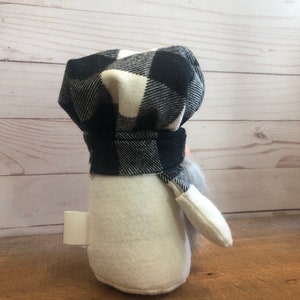 Black and White Buffalo Plaid Chef Gnome With Mittens - Etsy