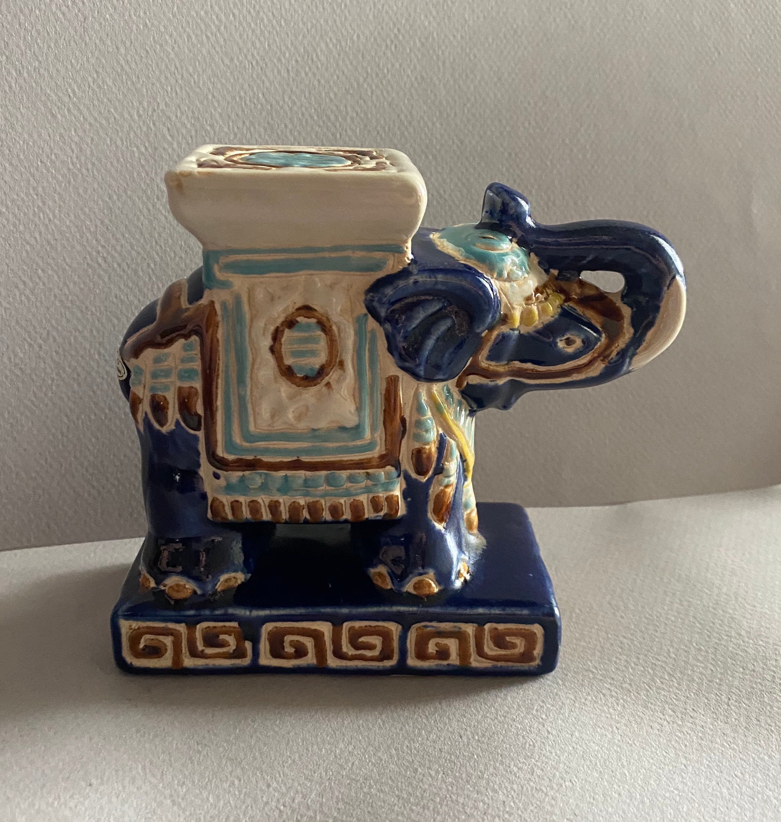 Vintage Indian Elephant Statue Elephant Decor Elephant - Etsy