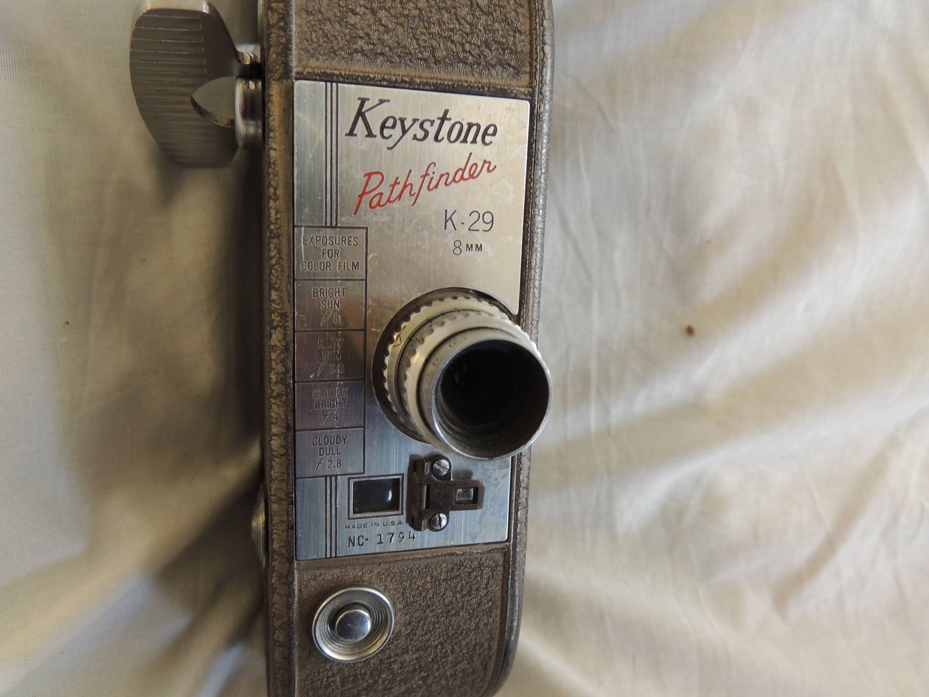 Vintage Keystone Pathfinder K-29 8mm Movie Camera. Vintage Camera ...