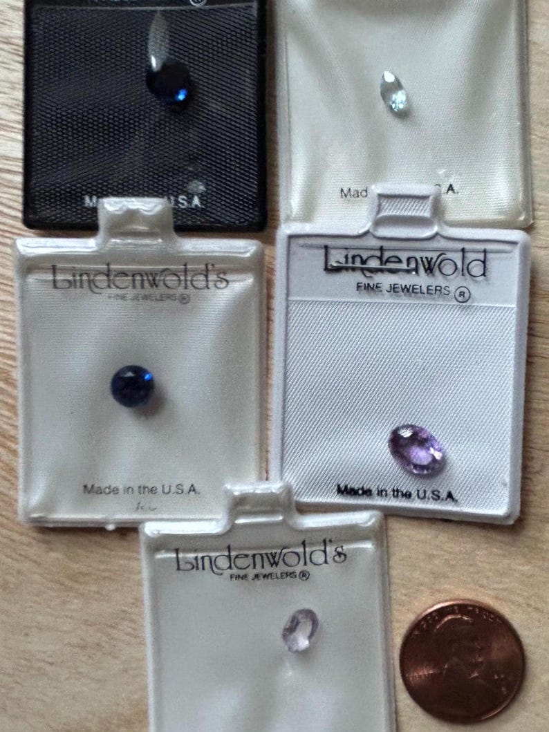 Vintage Lindenwold Fine Jewelers Loose Gemstones Multi Colored Unused ...