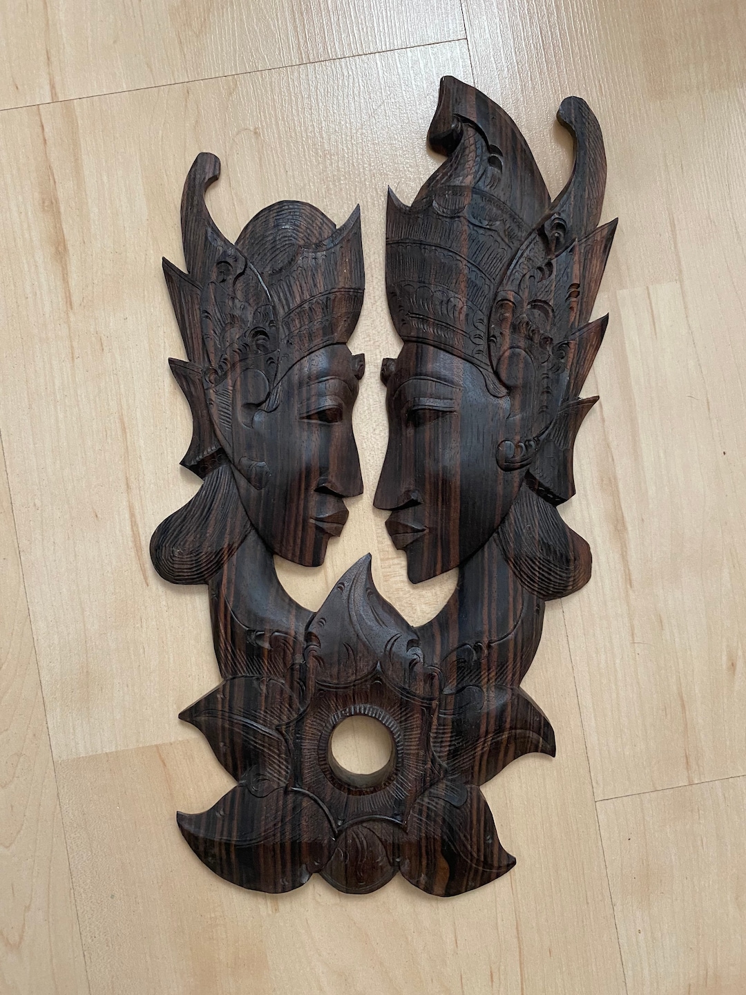 Hand Carved Balinese Sculpture / Hand Carved Bali Tribe Sculpture ...