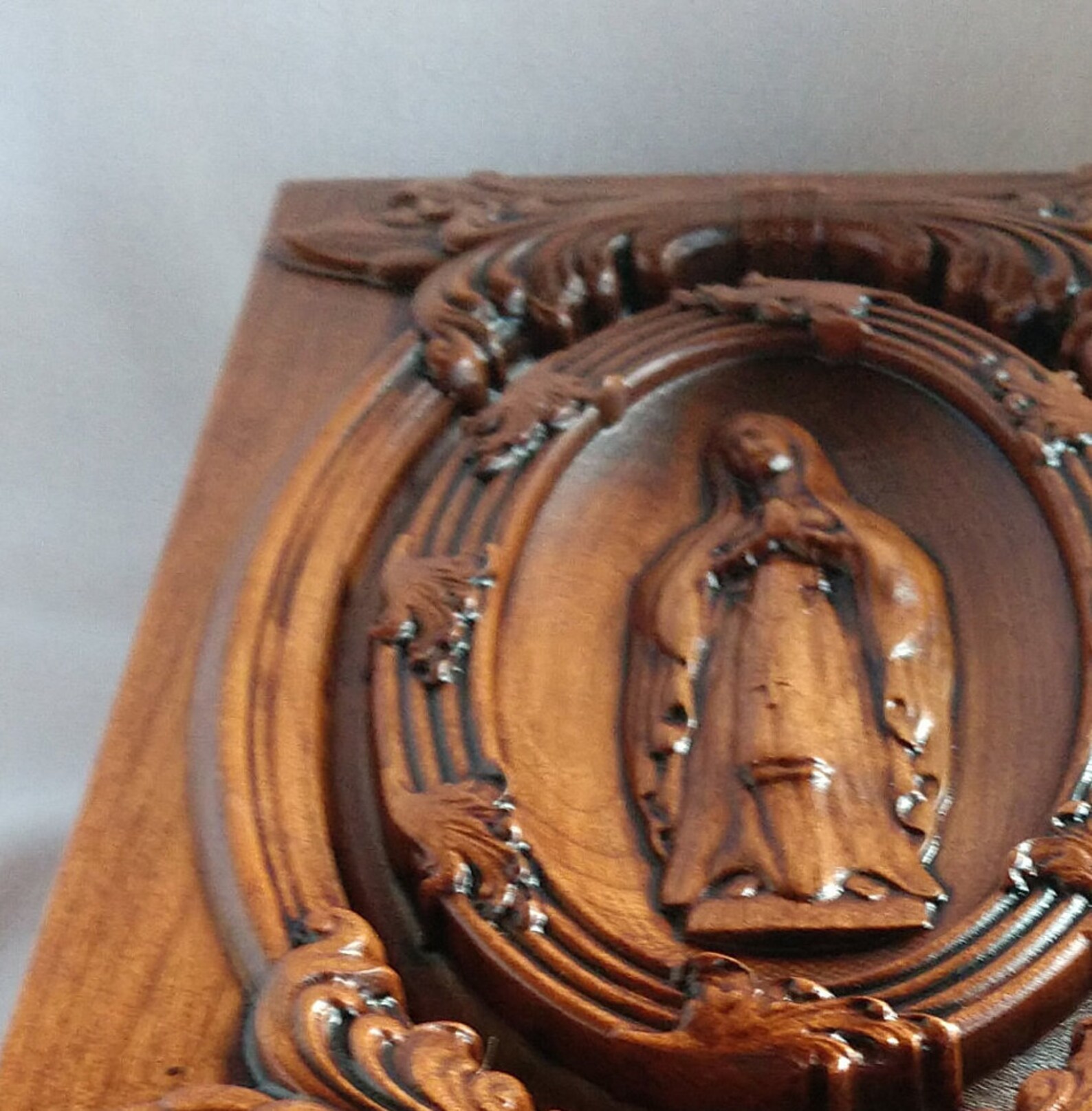 Virgin Mary Urn for Human Ashes / Catholic Memorial Funeral - Etsy