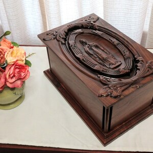 Catholic Urn for Human Ashes / Companion Urn / Virgin Mary / Our Lady ...