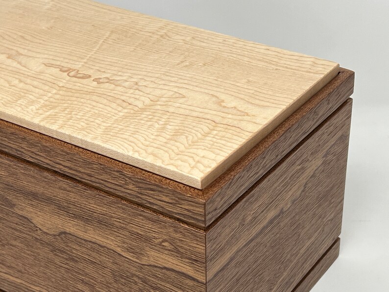 Contemporary Urn for Human Ashes / Simple Modern Wooden - Etsy