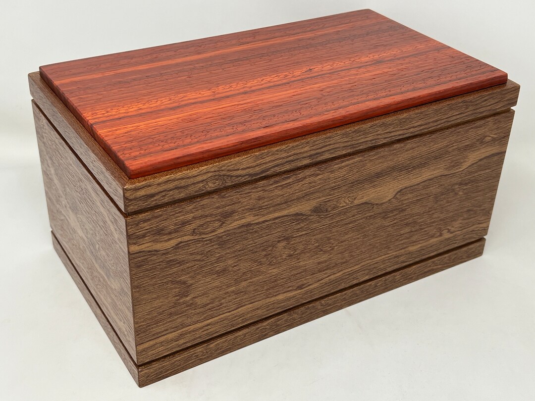Contemporary Urn for Human Ashes / Simple Modern Wooden Memorial ...