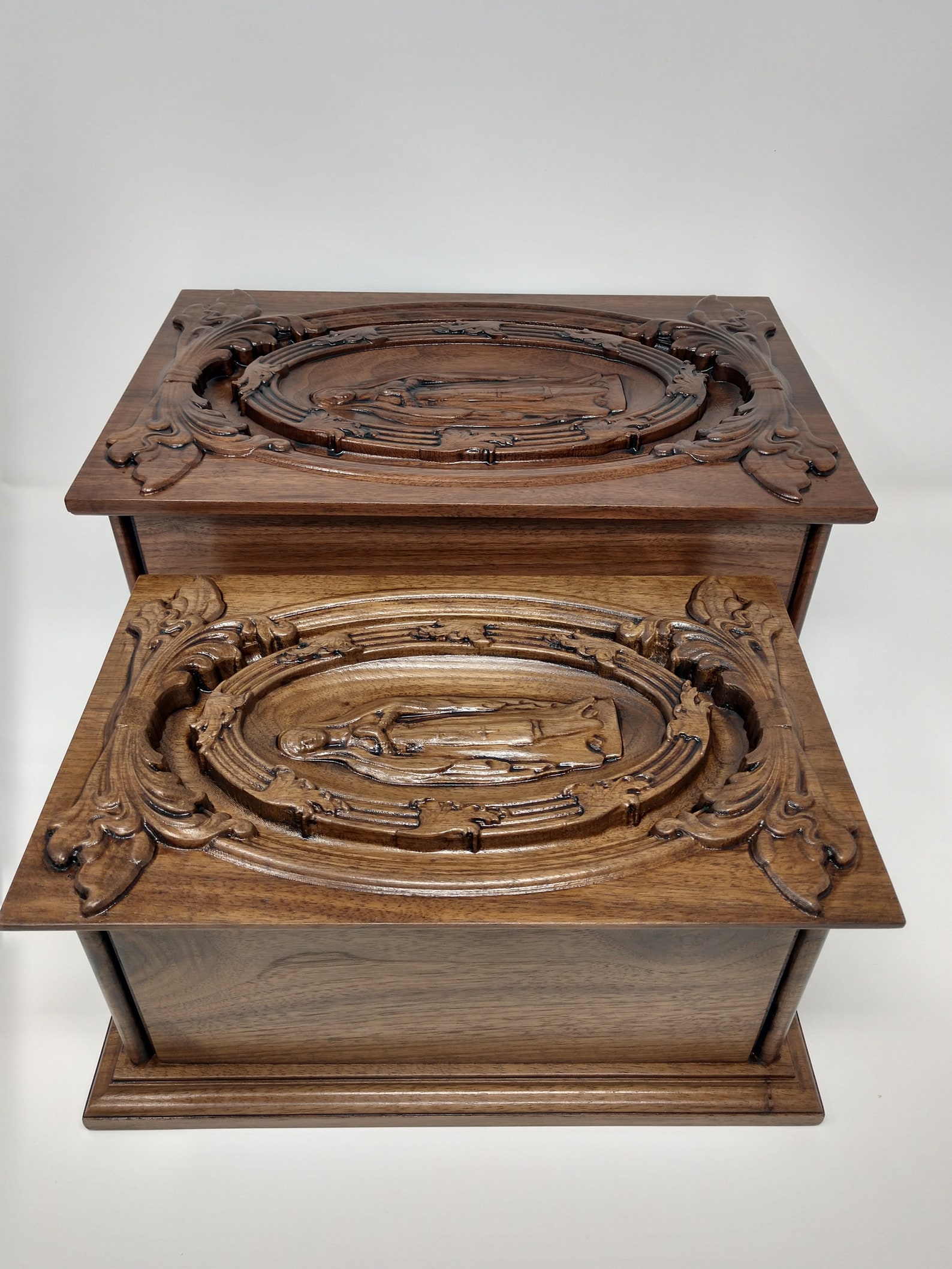 Catholic Urn for Human Ashes / Companion Urn / Virgin Mary / - Etsy