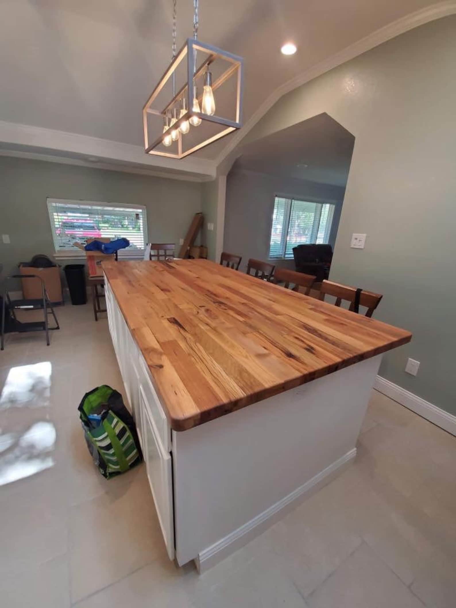 Reclaimed Butcher Block Mixed Hardwood Countertops From | Etsy Australia