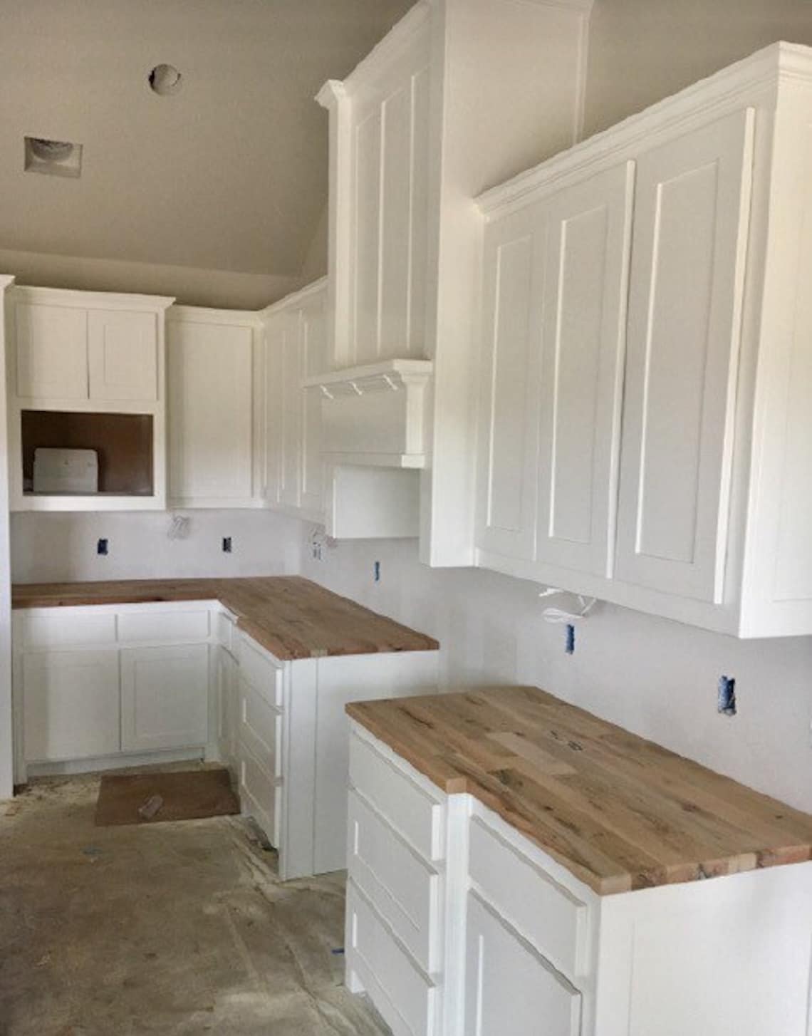 Reclaimed butcher block mixed hardwood countertops from | Etsy