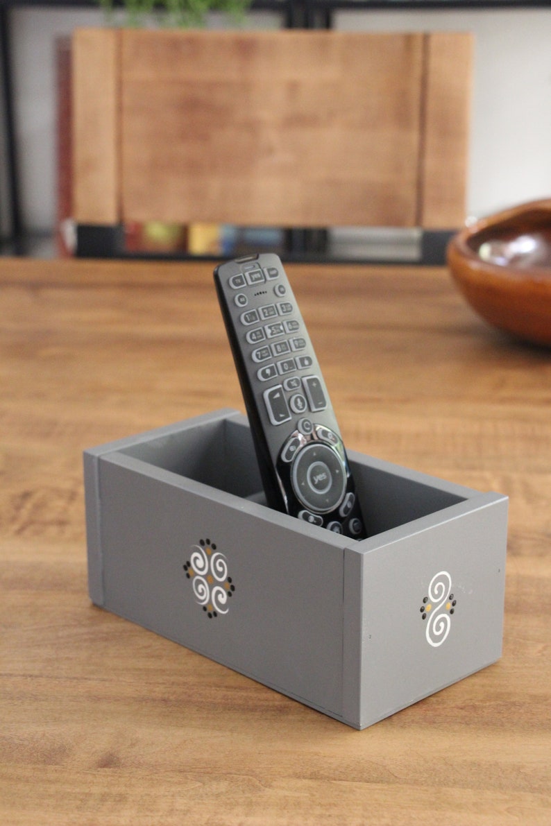 Remote Caddy, Remote Control Holder, Remote Organizer, Desk Organizer ...