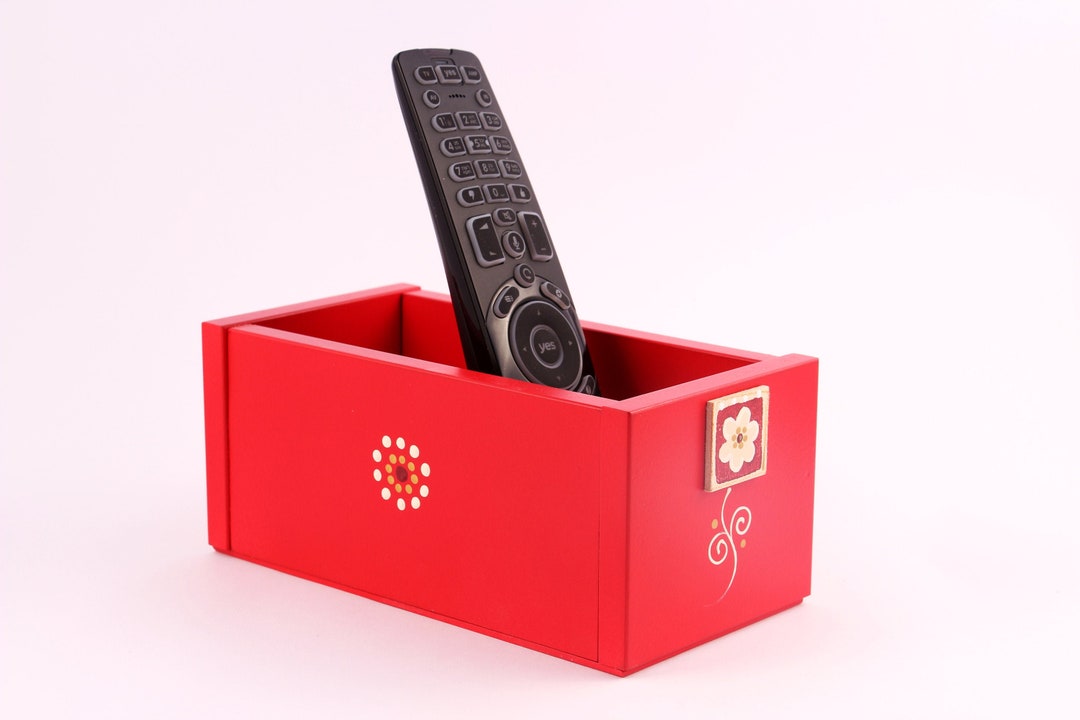 Remote Control Holder, Remote Organizer, Remote Caddy, Remote Box, Desk ...