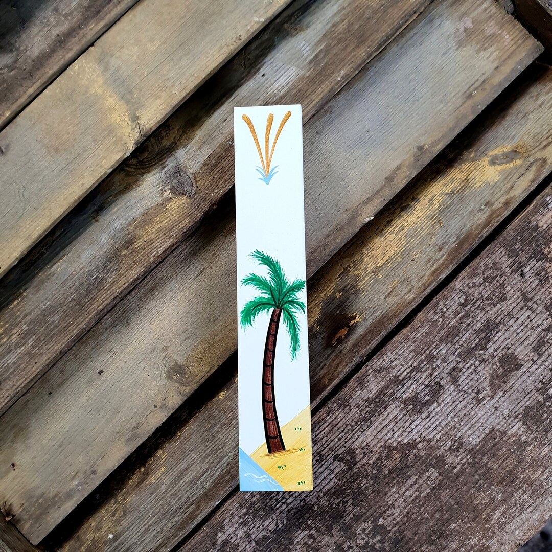 Mezuzah, Botanical Mezuzah, Palm Tree, Wooden Mezuzah, Handmade Mezuzah ...