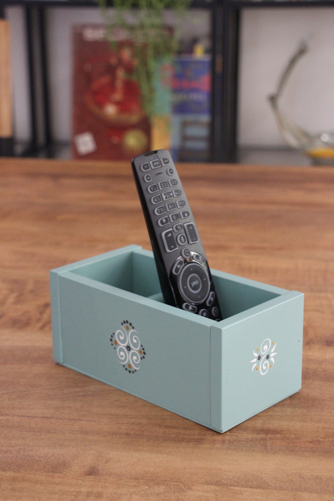 Remote Control Holder, Remote Organizer, Desk Organizer, Gift for Mom ...