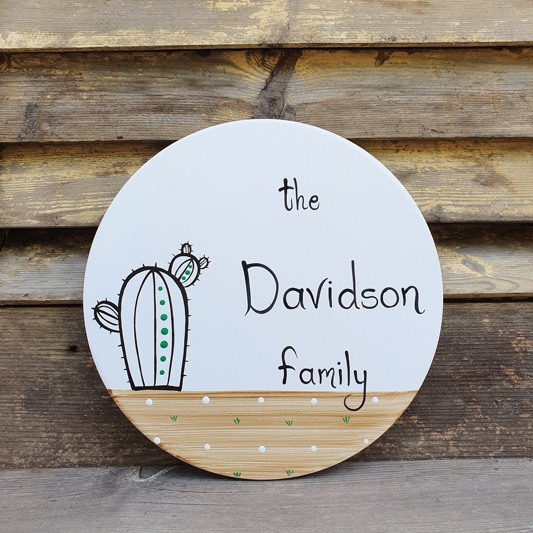 Door Sign, Home Door Sign, Personalized Door Sign, Family Home Sign ...