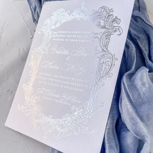 Baroque Invitation - Etsy
