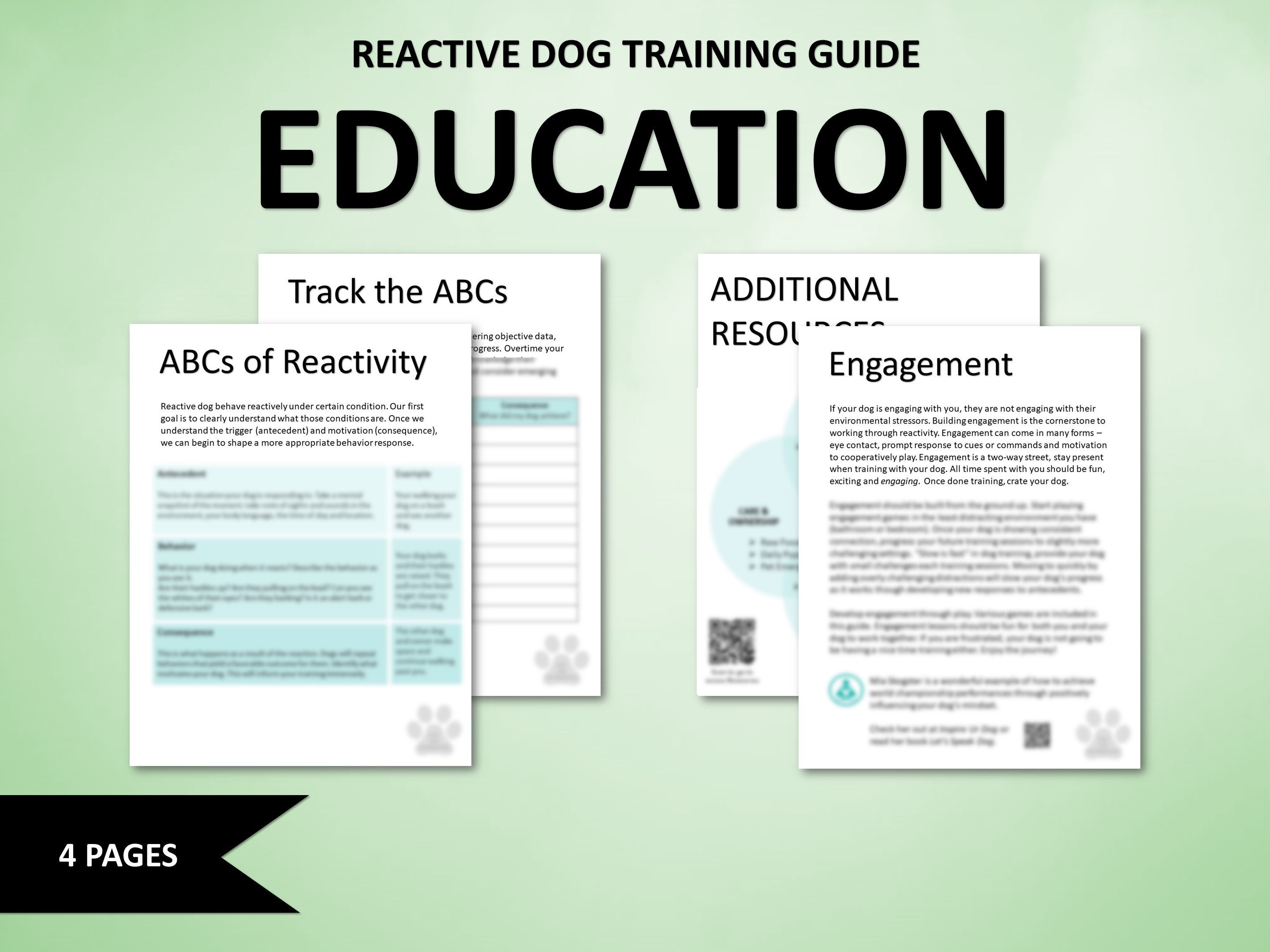 Reactive Dog Training Guide | Anxious or Reactive Rover Workbook - Etsy