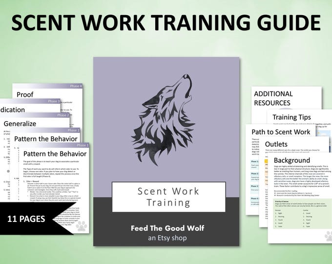 Scent Work Training Guide | Nose Work Step by Step - Etsy