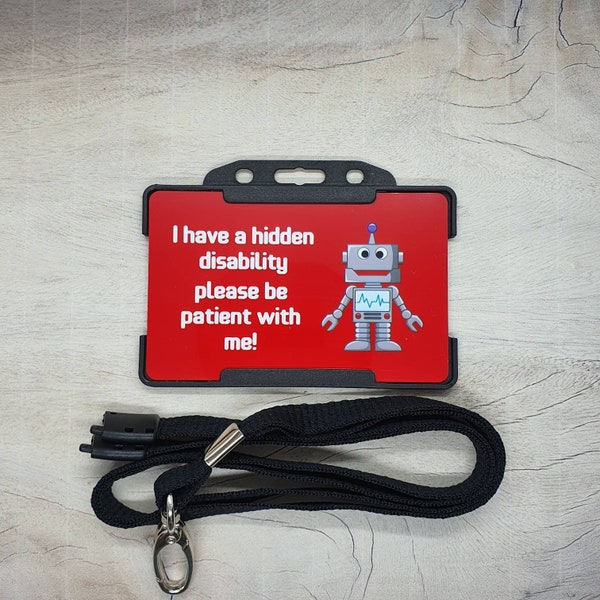 Hidden Disability Cards - Etsy