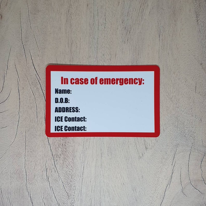 Addison's Disease Medical Card Hidden Disability | Etsy