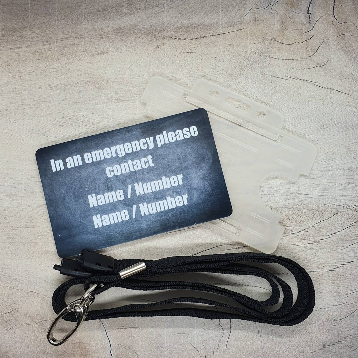 I Am Deaf PVC plastic ID Card Badge Disability - Etsy